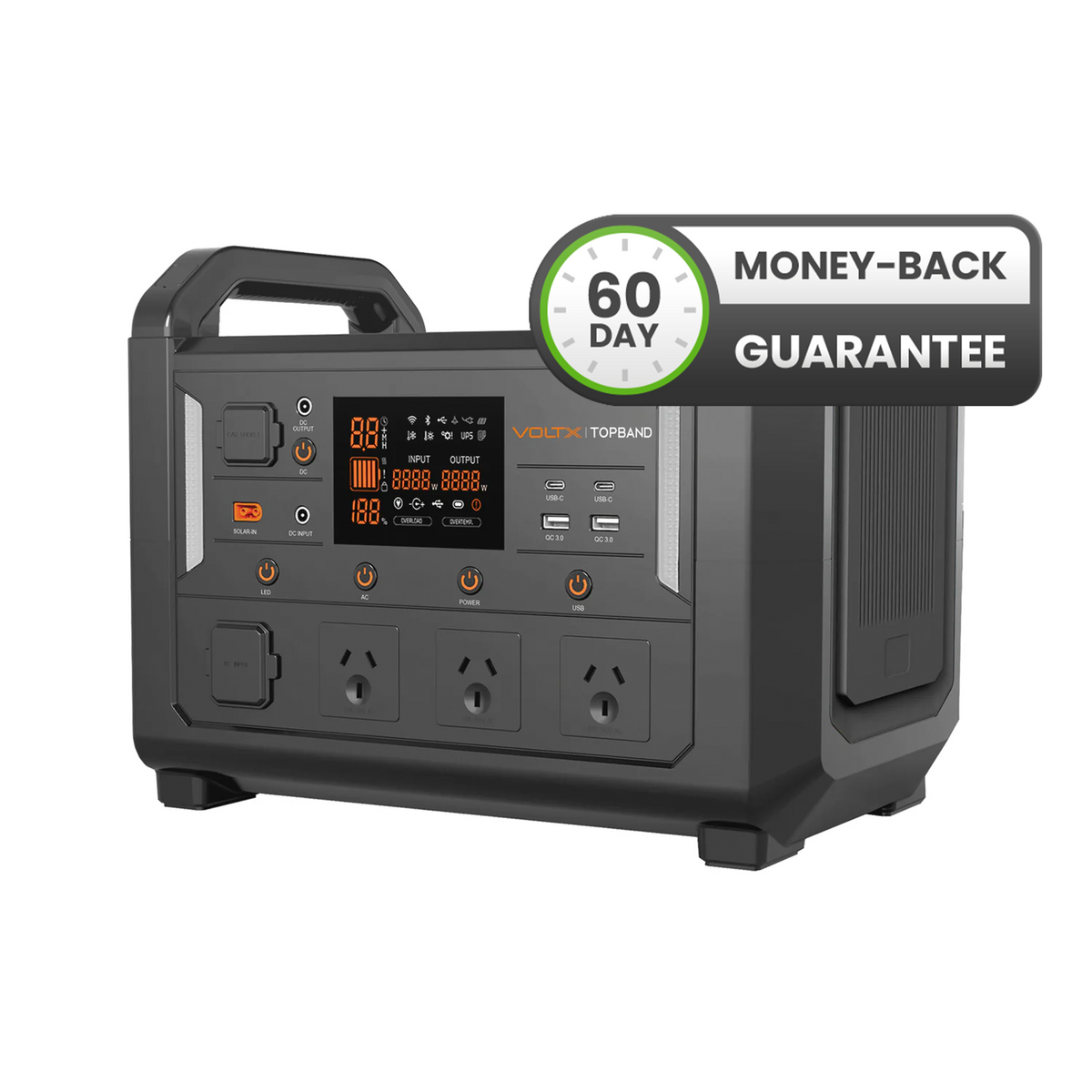 VoltX Topband 1200W 1152Wh Portable Power Station | Outbax