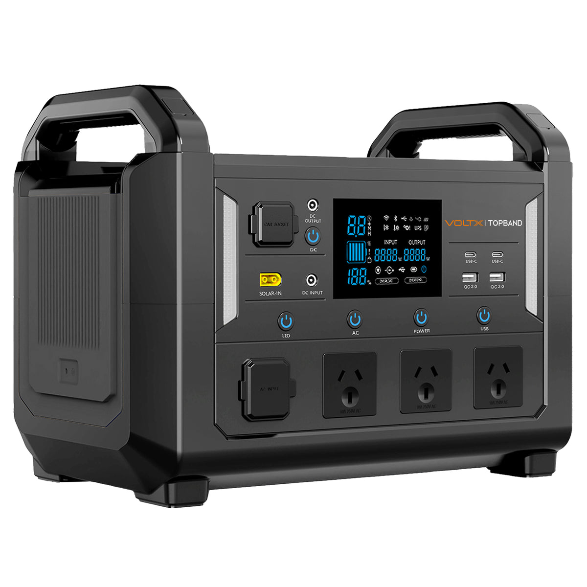 VoltX Topband 1200W 1152Wh Portable Power Station | Outbax