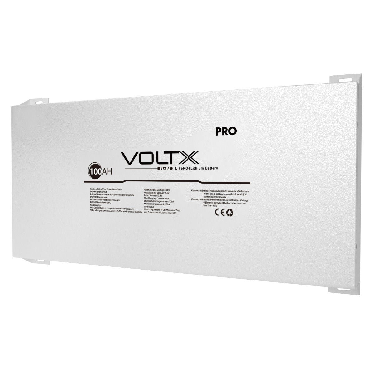 VoltX 100Ah Slimline Lithium Ultra Lightweight 12v Battery| Outbax