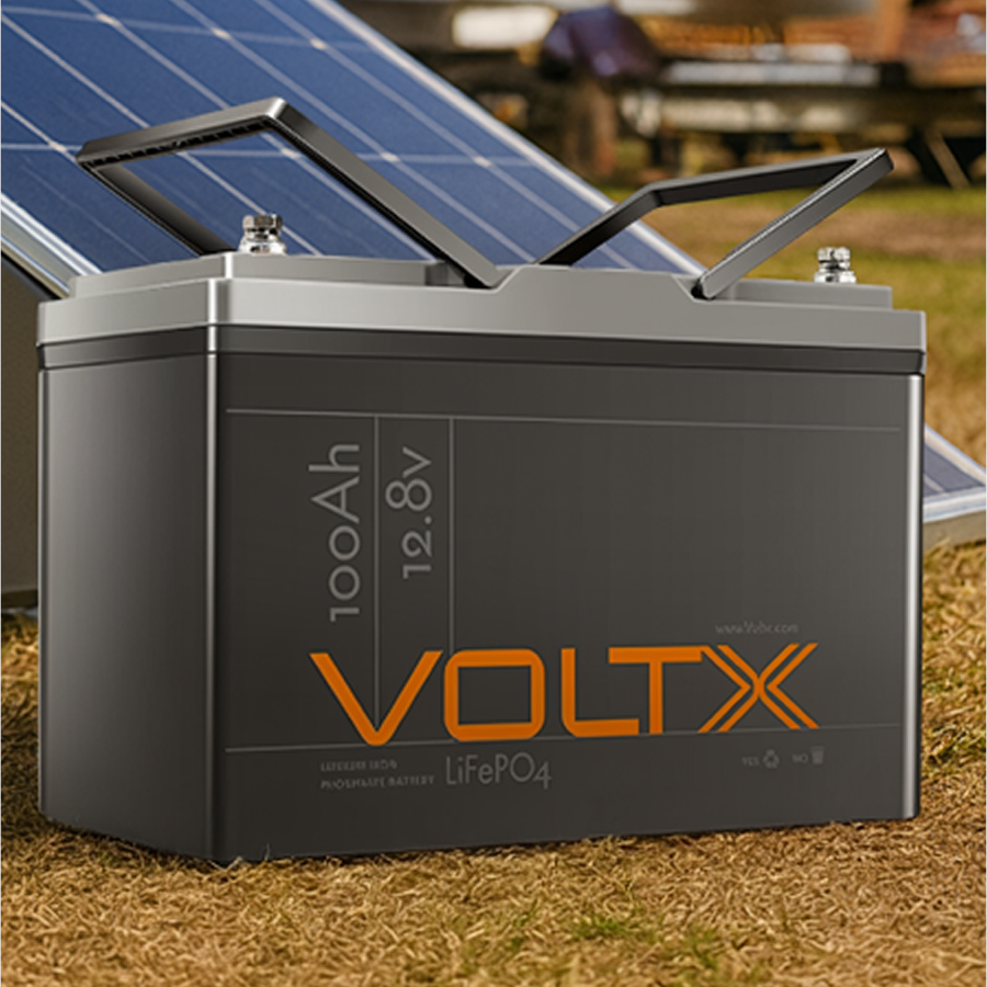 VoltX 12V 100Ah Lithium Battery LiFePO4 Deep Cycle | Outbax