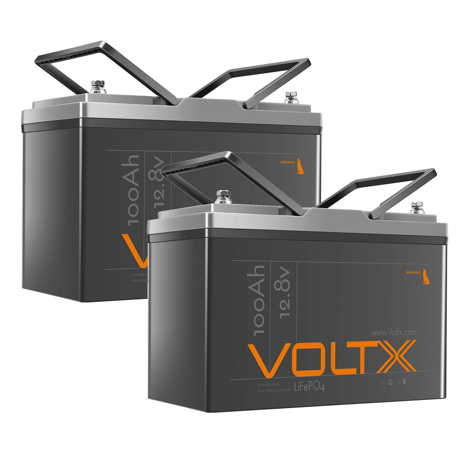 2pc VoltX 12V 100Ah Lithium Battery | Outbax