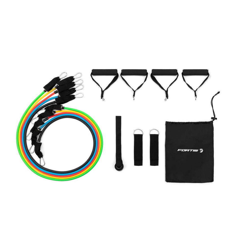 Fortis 5 Pieces Resistance Band Set (100lbs/45kg) | Outbax
