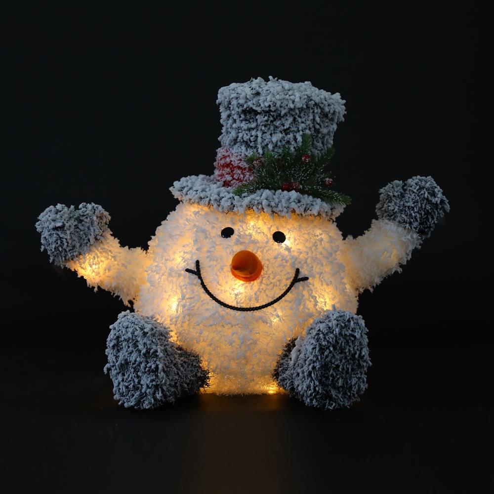 Stockholm Christmas Lights LED Frosty Cute Snowman Top Hat Warm White ...