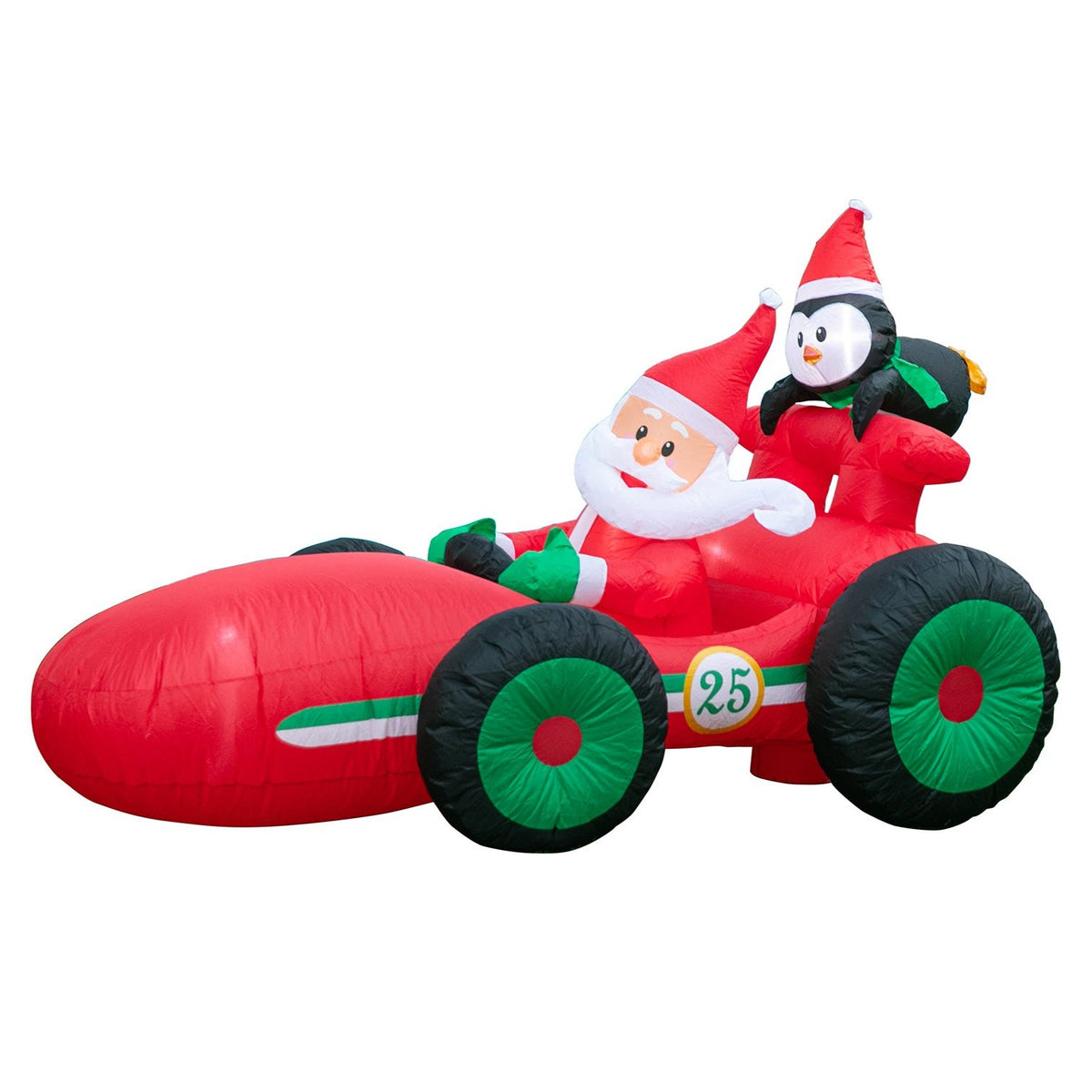 Stockholm Airpower Santa Race Car Inflatable 1.8M | Outbax